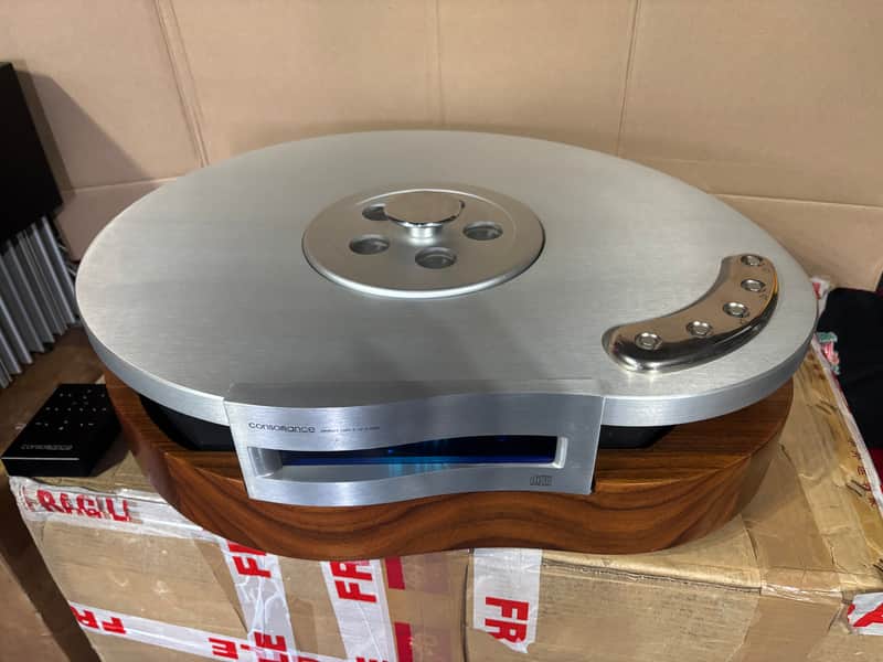 Opera Consonance Droplet 5.0 HD CD Player - Silver and Brown | Reverb