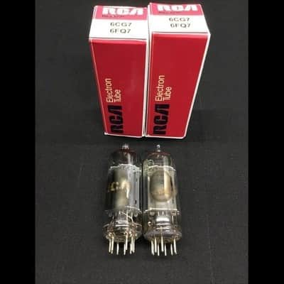Matched Pair RCA 6CG7 (6FQ7) CLEAR TOP Vintage Audio VACUUM | Reverb