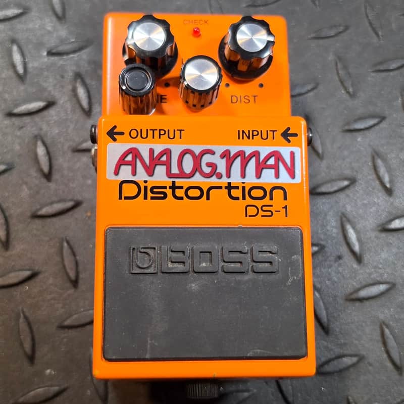 Boss DS-1 Distortion Modded Analogman Pro/Midrange Knob Mod | Reverb