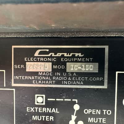 CROWN IC-150 Integrated Circuit Stereo Console | Reverb
