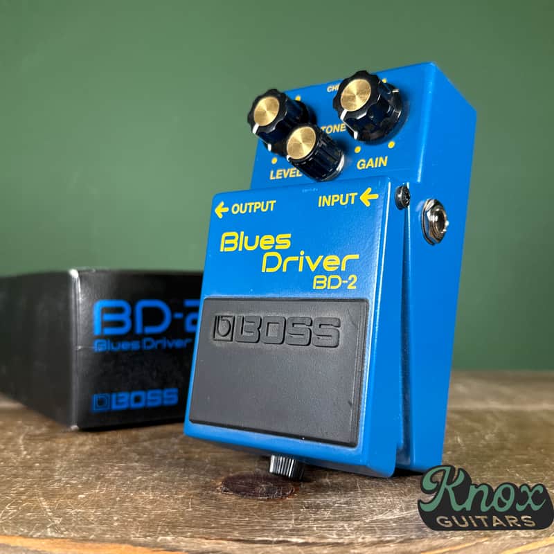 Boss BD-2 Blues Driver (Silver Label) 1995 - Present - Blue | Reverb
