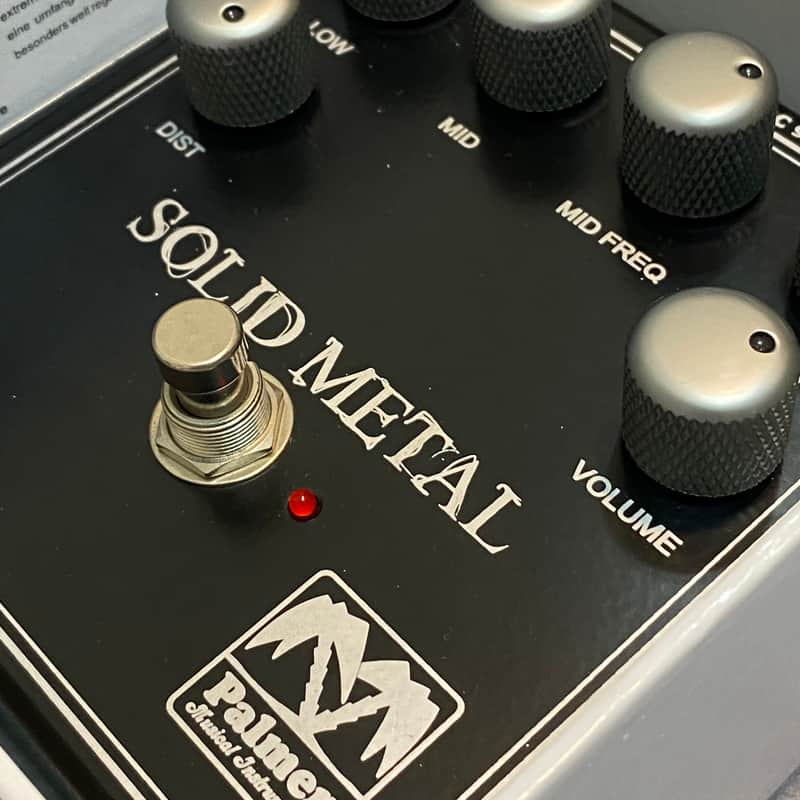 Palmer Solid Metal Distortion Pedal 2010s - Black | Reverb