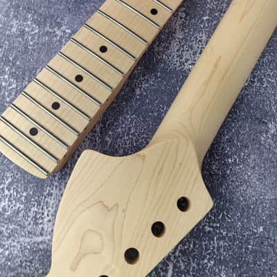 S Type Reverse Big Headstock Satin Neck, 22 Stainless Steel | Reverb