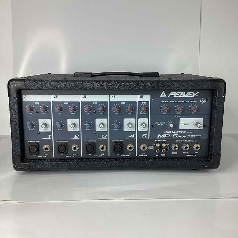 Peavey MP5 Plus Powered Mixer | Peavey Mixer| Peavy Powered | Reverb
