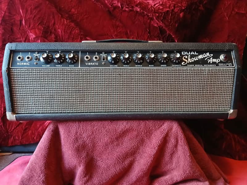 1967 Fender Dual Showman AB763 85 Watt Tube Electric Guitar | Reverb