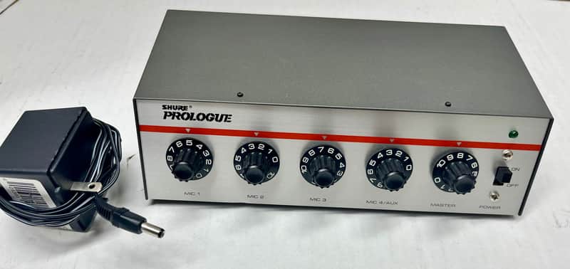 Shure Prologue 200M 4 Channel Mic Mixer 80s-90s | Reverb