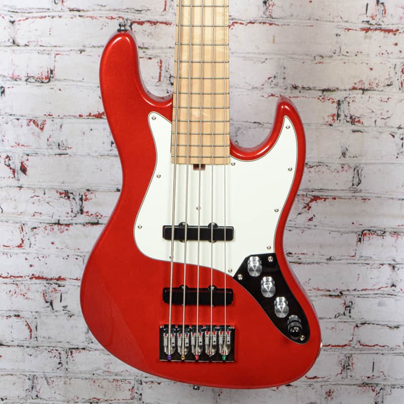 Low End Basses - J-Style 5-String Electric Bass Candy Apple | Reverb