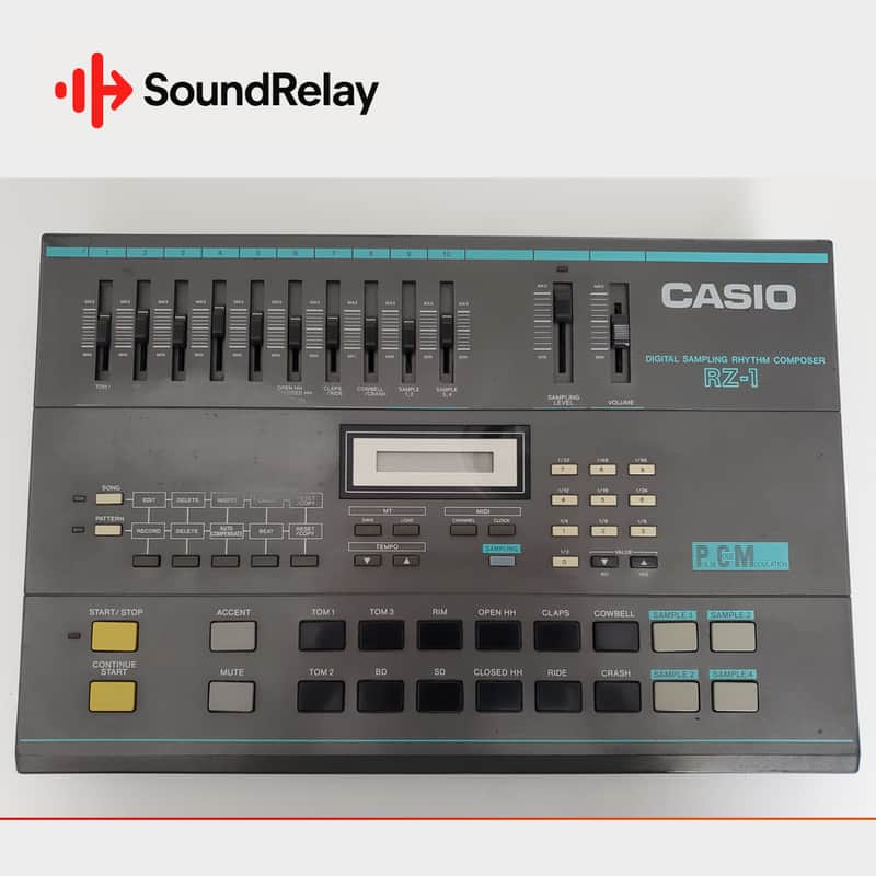 Casio RZ-1 - Drum Machine Sampler Sequencer - Manual included | Reverb
