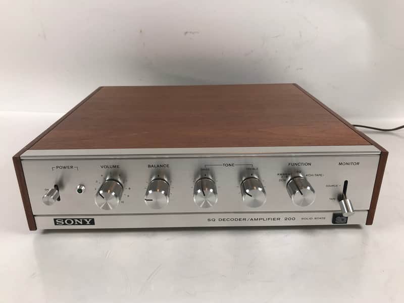 Sony SQ Quadraphonic Decoder Amplifier Model SQA-200 | Reverb Ireland