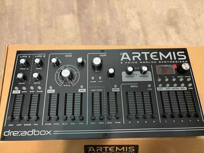 Dreadbox Artemis 6-voice analog synth 2025 - Blk | Reverb