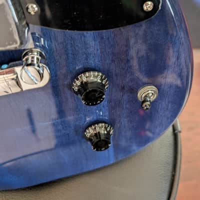 Squier Paranormal Strat-O-Sonic - Sapphire Blue | Reverb
