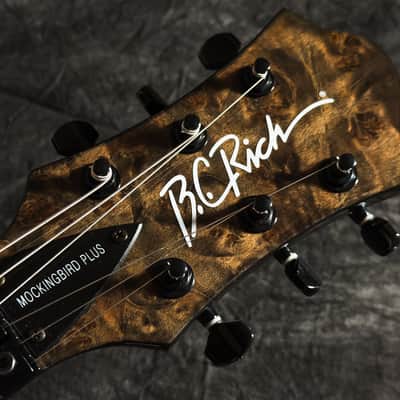 B.C. Rich Mockingbird Plus FR 2014 - Black Vapor - EXCELLENT | Reverb