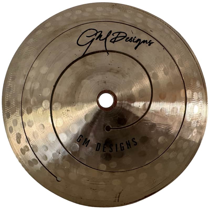 8" GM Designs LATHED/THIN Spiral Bell Chime Cymbal - A | Reverb Canada