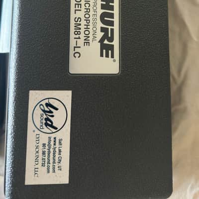 Shure SM81 Small Diaphragm Cardioid Condenser Microphone 1984 | Reverb