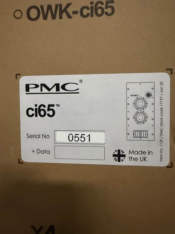PMC Ci65 - Mint-In-Box (10 available) | Reverb