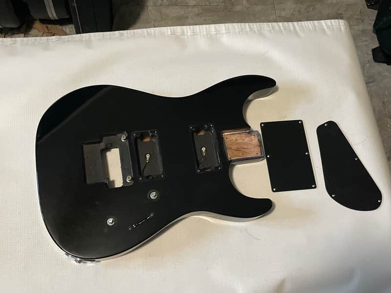 2000's India Jackson JS30 JS Series Dinky Black Guitar | Reverb Canada