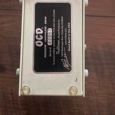 Fulltone OCD V1 Series 7 - V1.7 2014 - White | Reverb