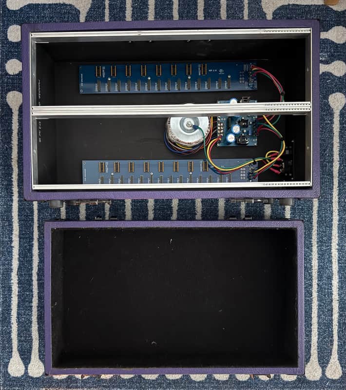 Monorocket 6u 90hp powered eurorack euro rack case - Purple | Reverb