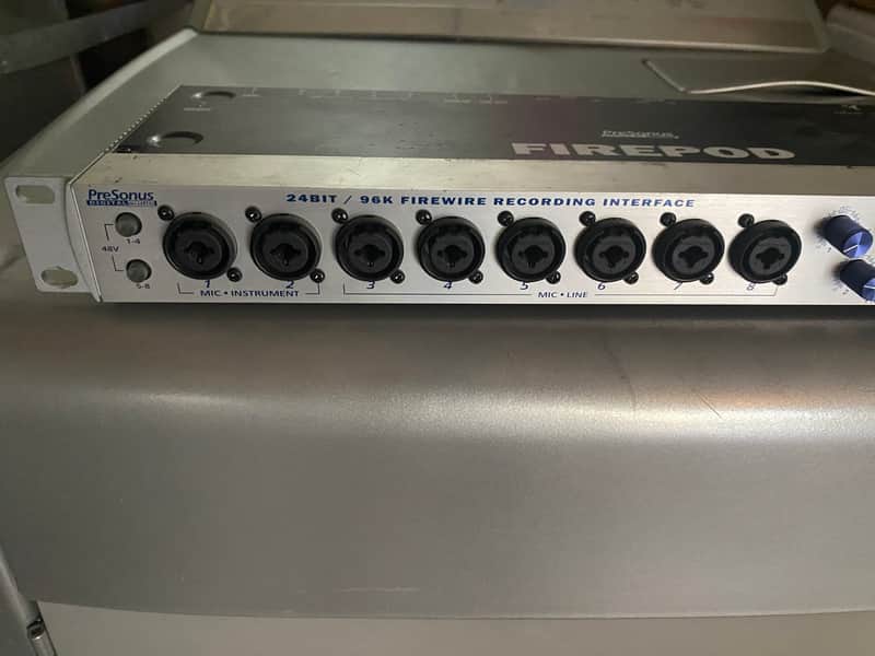 Presonus Firepod 12-In 16-Out 24-bit 96 kHz Audio Fire Wire | Reverb