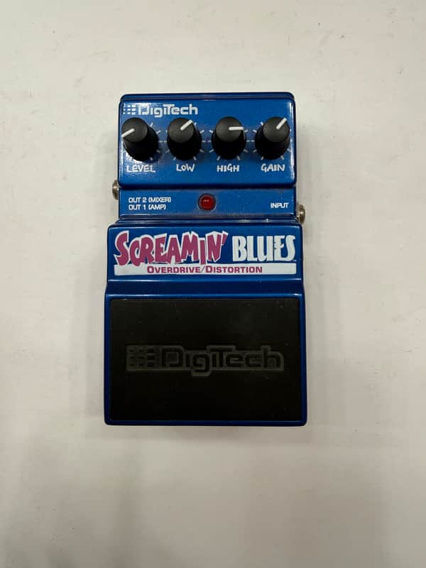 Digitech Screamin’ Blues Overdrive / Distortion Guitar Effect | Reverb