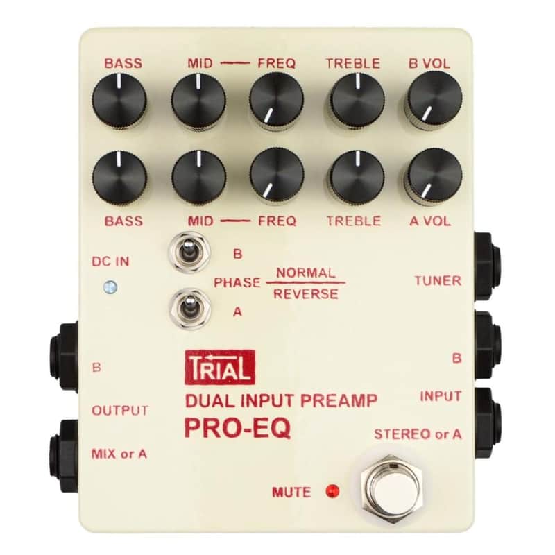 TRIAL DUAL INPUT PREAMP PRO-EQ Mixer Preamp Made in Japan | Reverb