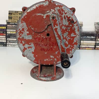 Vintage Mechanical Hand-Crank Air Raid Siren – 1960s | Reverb