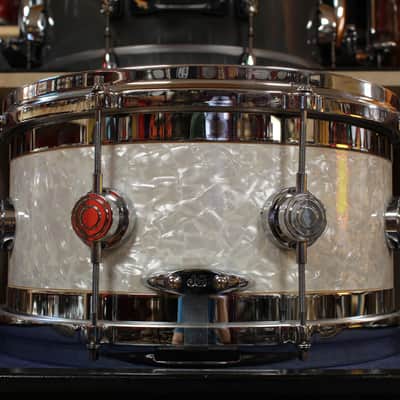 2008 DW 7x13 Collectors Series Edge Snare Drum in White | Reverb