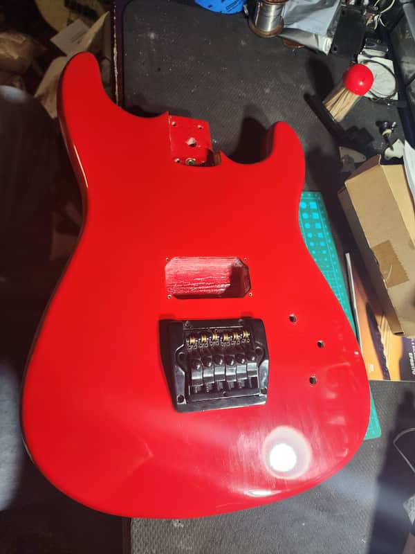 HOHNER ST Metal 80s - Red Body | Reverb