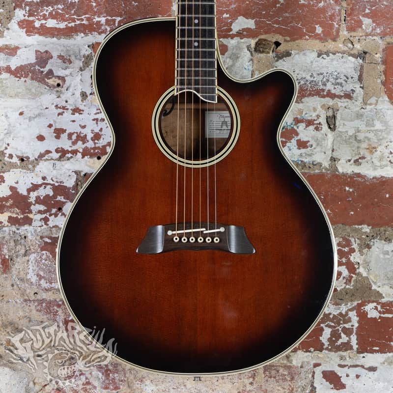 Takamine PT-108-6 Acoustic Guitar 1990's Brown Sunburst | Reverb
