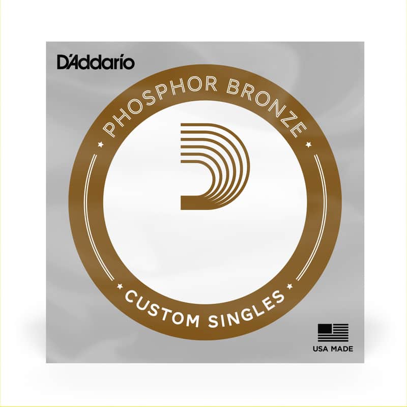 D'Addario Phosphor Bronze Acoustic Single String .052 | Reverb