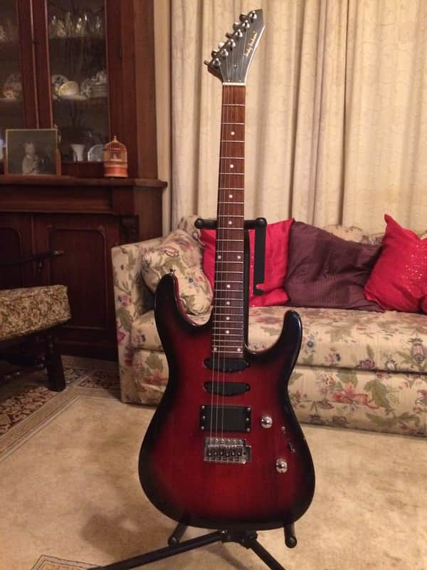 super rare 80's Jacky Jackson Super Strat | Reverb