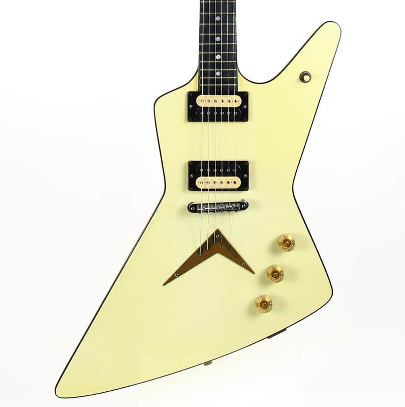 1980 Dean Z USA White w/ Black Binding Standard Bound | Reverb