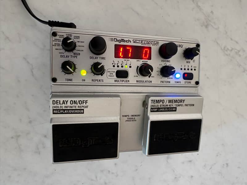 DigiTech Time Bender Musical Delay 2000s - Silver | Reverb