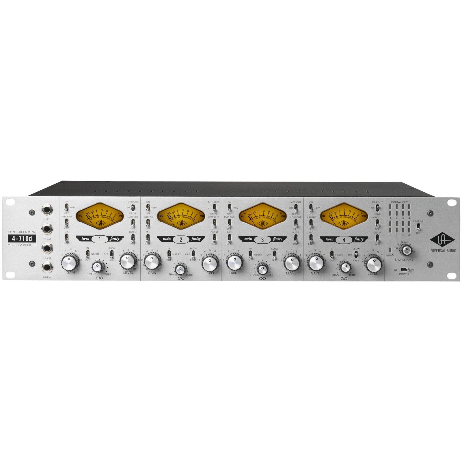 Universal Audio 4-710d Four-Channel Mic Preamp | Reverb