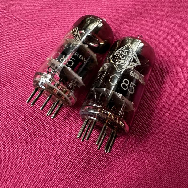 BEAUTIFULLY MATCHED! Telefunken ECC85 / 6AQ8 VINTAGE TESTED | Reverb