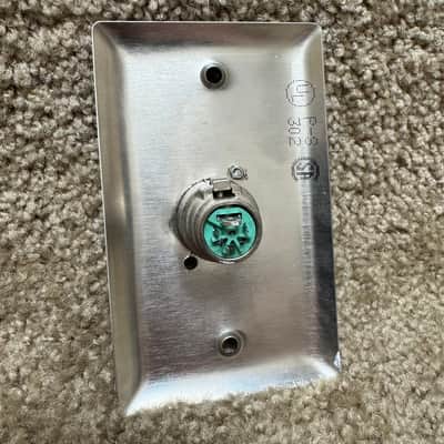 Switchcraft 5-Pin Female XLR Single Gang Stainless Wall Plate | Reverb
