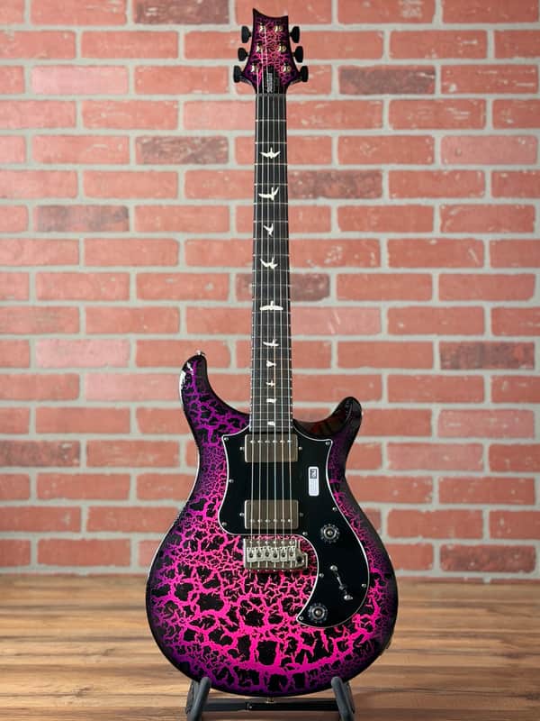 PRS S2 Standard 24 Electric Guitar - Pink Crackle | Reverb