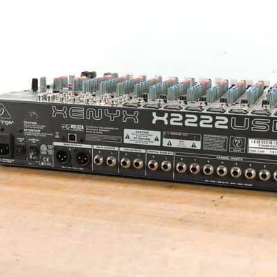 Behringer Xenyx X2222USB 22-Input 2/2-Bus Mixer with USB and | Reverb