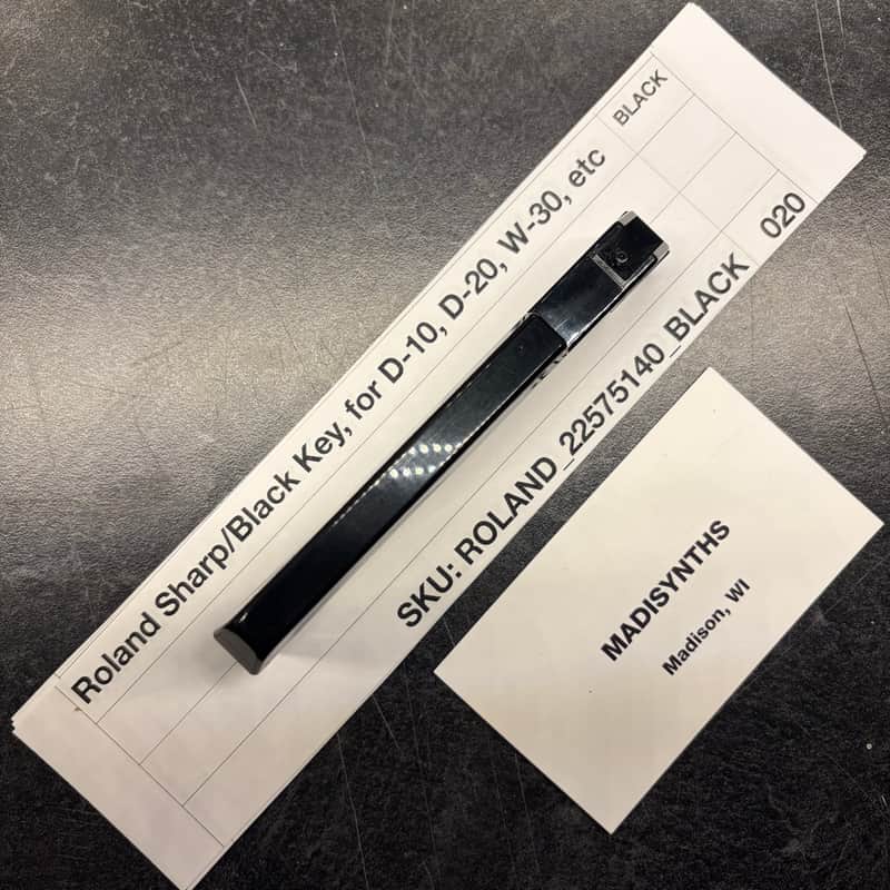 ORIGINAL Roland Replacement SHARP/BLACK Key, Unweighted | Reverb
