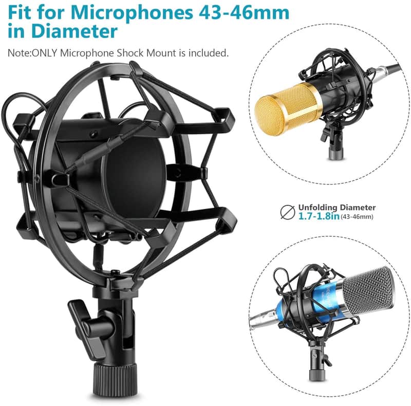 Deluxe Shock Mount Microphone Clip / Holder | Reverb