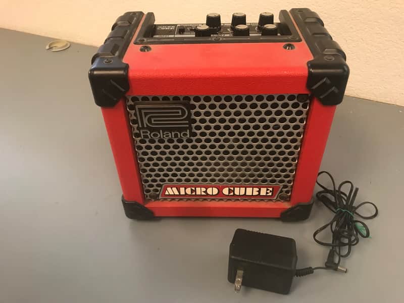 Roland Micro Cube N225 Very Cool RED w/original power supply | Reverb