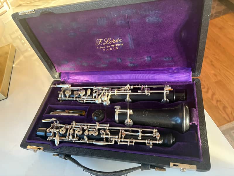 1928 F. Loree Oboe VV72 Full system with case and cover | Reverb