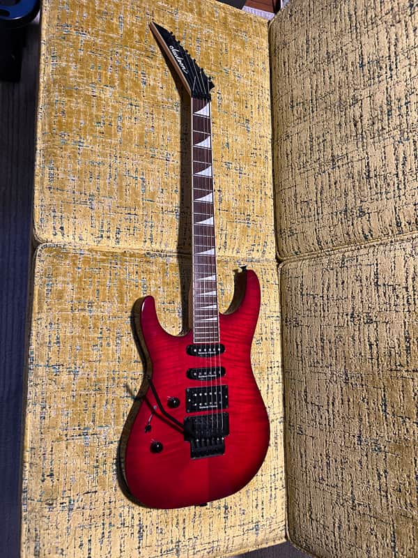 1998 Jackson DK2 Dinky – Made in Japan – Trans Red Flame Top | Reverb