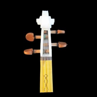 White best craft 4/4 electric violin +Acoustic violin,w/case | Reverb