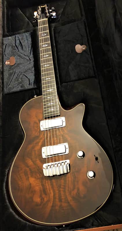 TAYLOR SB1 Custom Walnut Burl Gloss Solid Body Electric | Reverb