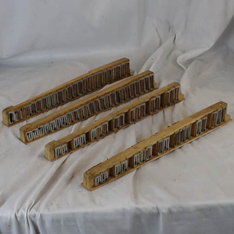Hohner Accordion Part - Lot of 4 Treble Reed Blocks from | Reverb