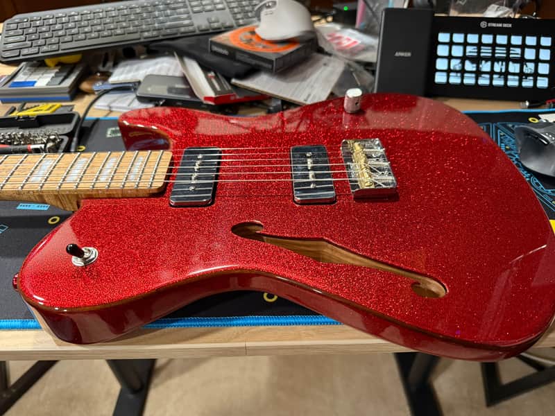 Custom Warmoth Telecaster® – 5A Roasted Birdseye Neck, Fralin | Reverb