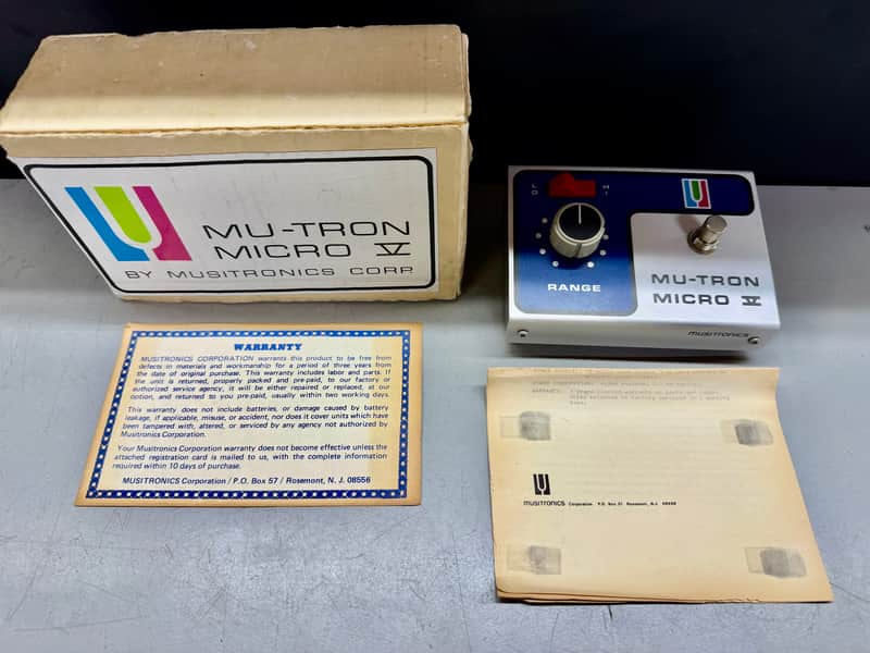 Mu-Tron Micro V Envelope Filter In The Box Nice 70s | Reverb