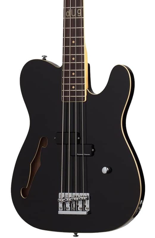 Schecter dUg Pinnick Baron-H Electric Bass Gloss Black | Reverb