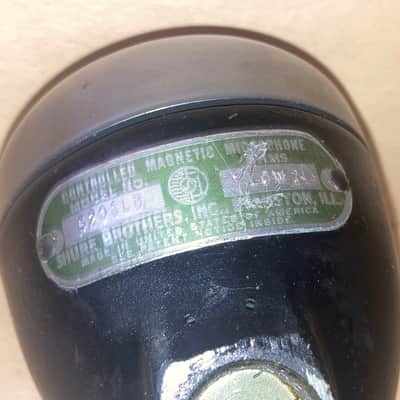 Shure 520SLB Controlled Magnetic Microphone, Tested and | Reverb